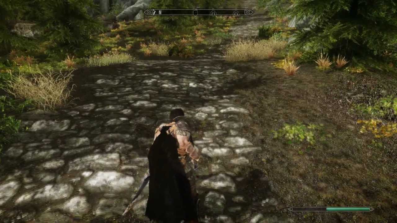 Skyrim: Flowing Cape with Physics mod v.1.2 - YouTube