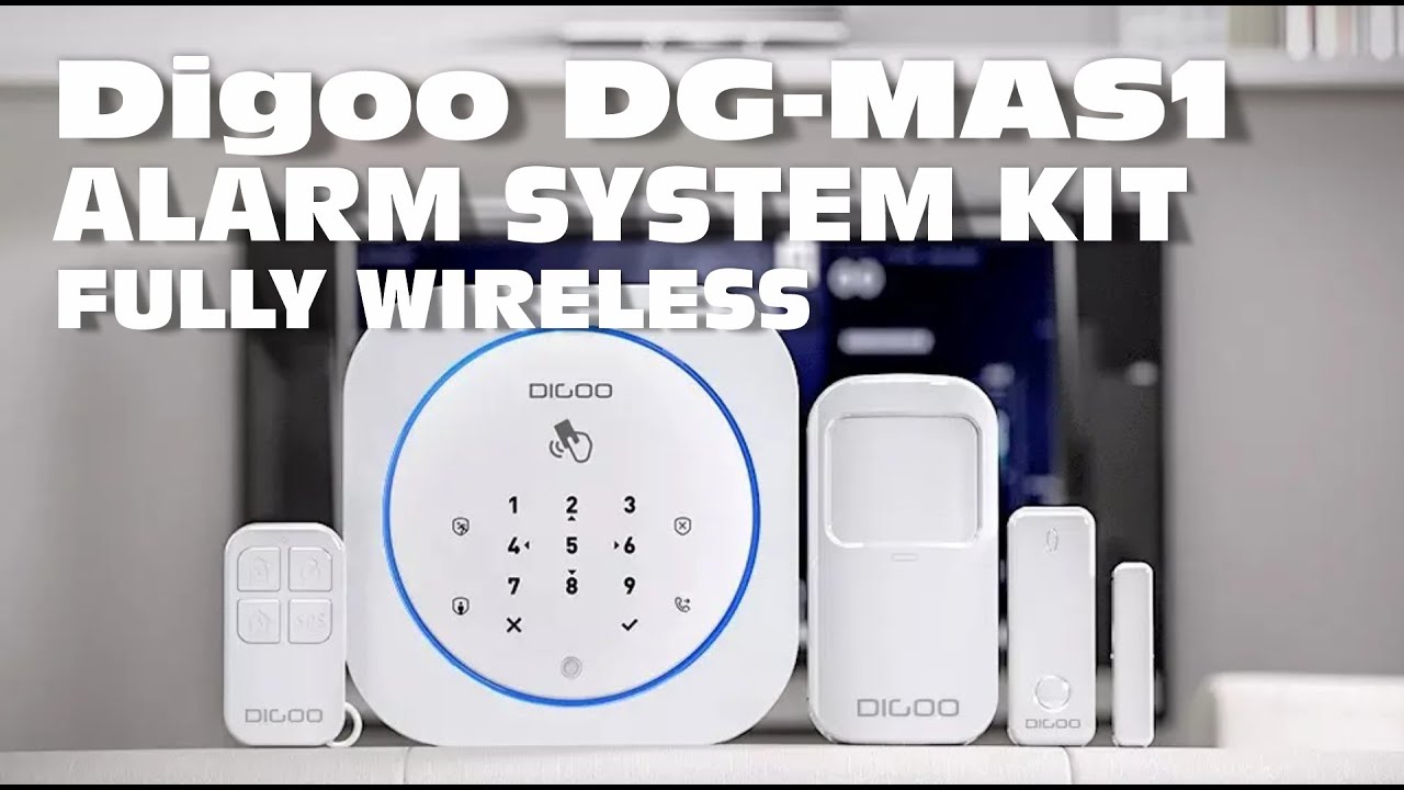 Digoo DG MAS1 Wireless Home Alarm System KIT - YouTube
