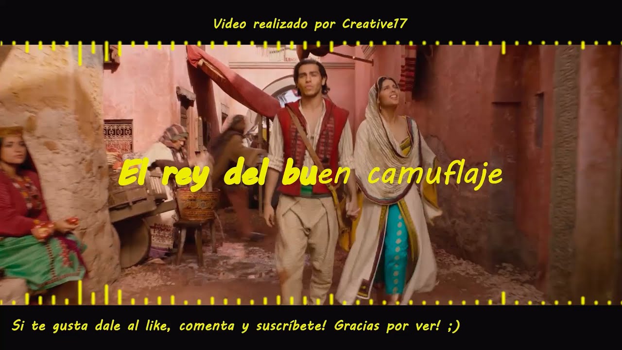 El rey (letra 1080p) Aladdin | Creative17 - YouTube
