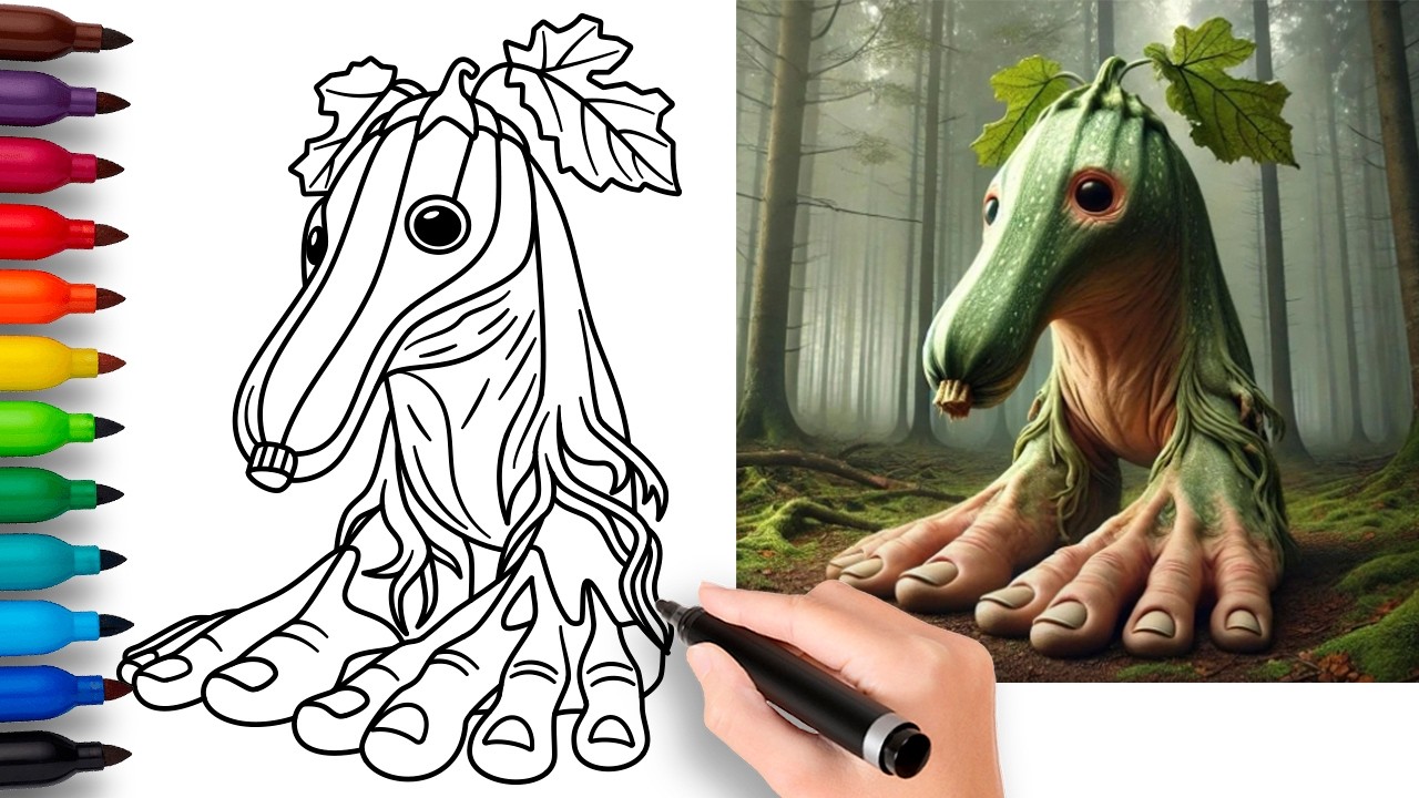 COMO DESENHAR o TRIC TRAC BARABUM | Italian Brainrot Animals - passo a ...