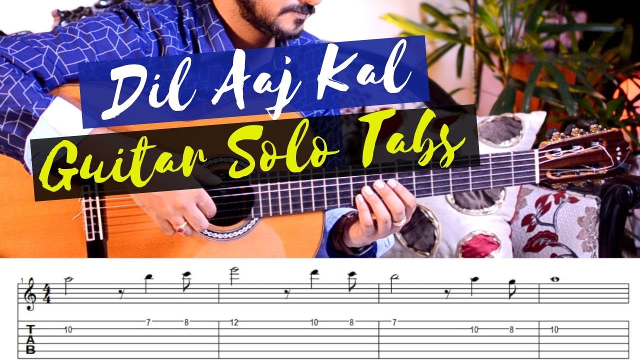 Dil Aaj Kal (K.K.) Intro n Interlude Guitar Lesson (Watch and Learn ...