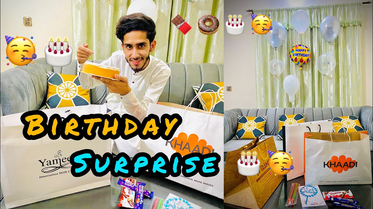 Birthday surprise for Big Brother | mr umair vlogs | 🎂🥳 - YouTube