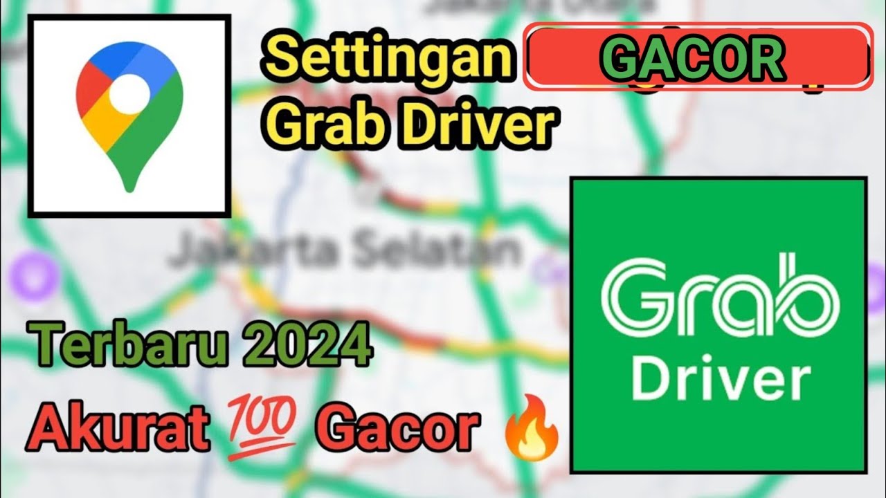 Cara Setting Google Maps Grab Driver akurat 💯% Gacor 🔥 - YouTube