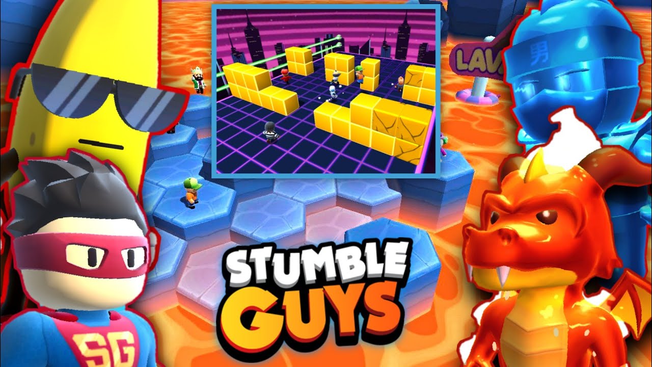 Stumble guys - BLOCK DASH EVERYDAY! REQ MAP! - YouTube