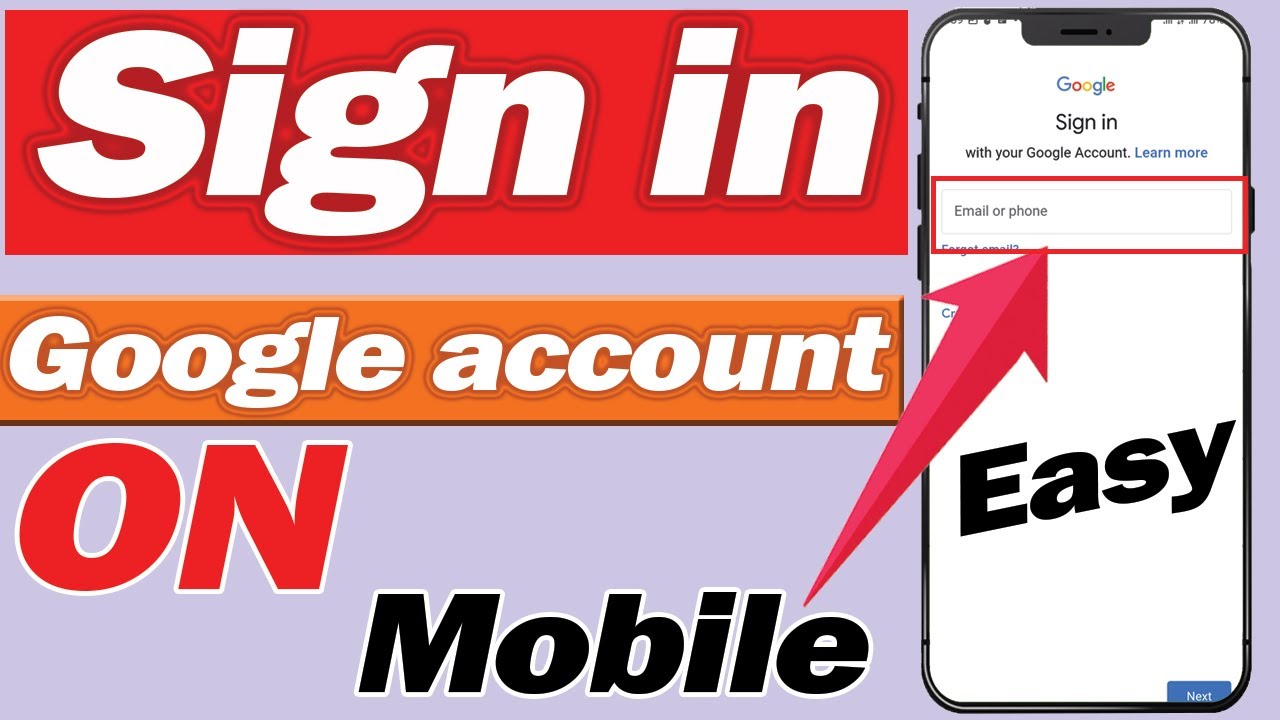 sign in google account in mobile | how to login google account | this ...