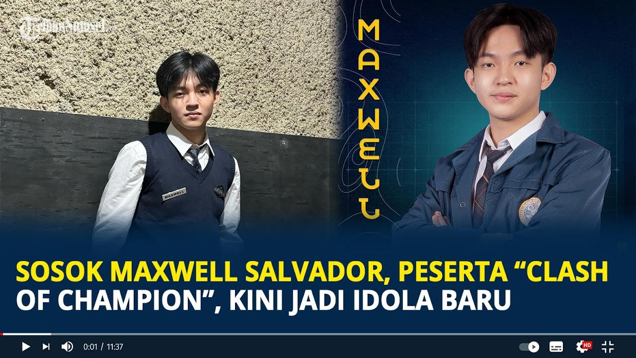 Sosok Maxwell Salvador, Peserta Clash of Champion, Kini Jadi Idola Baru ...