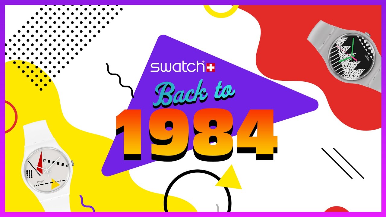 SWATCH - Découverte de la nouvelle collection BACK TO 1984 - YouTube