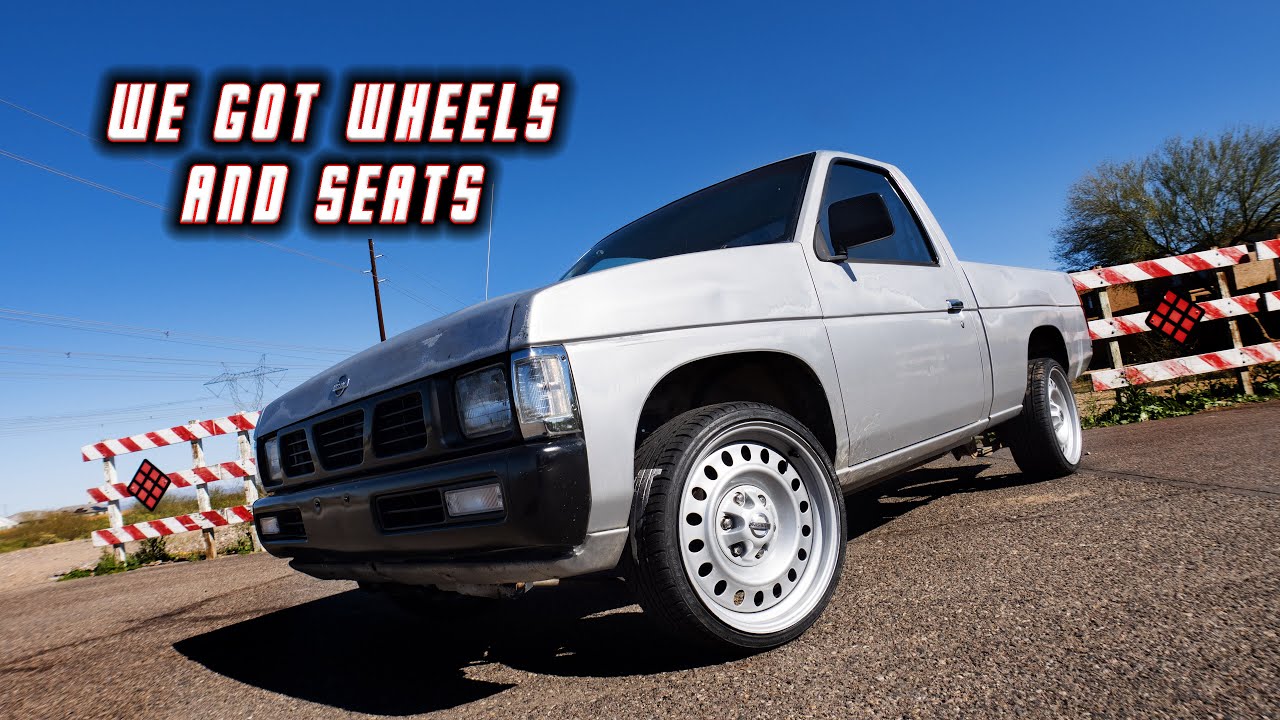 Nissan Mini Truck Build | Interior and Wheels - YouTube