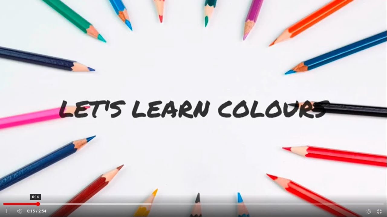 Interesting colours for kids, nursery kids and the little toddlers ...