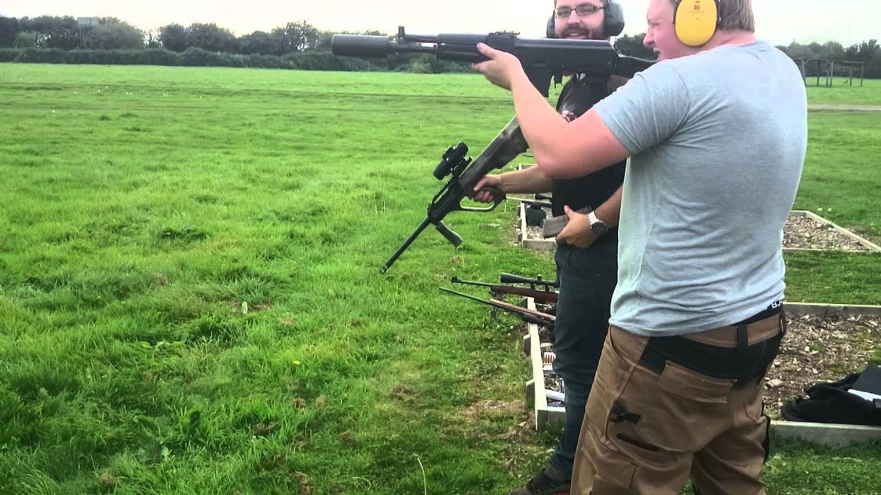 Uk straight pull Aug and Ak - YouTube