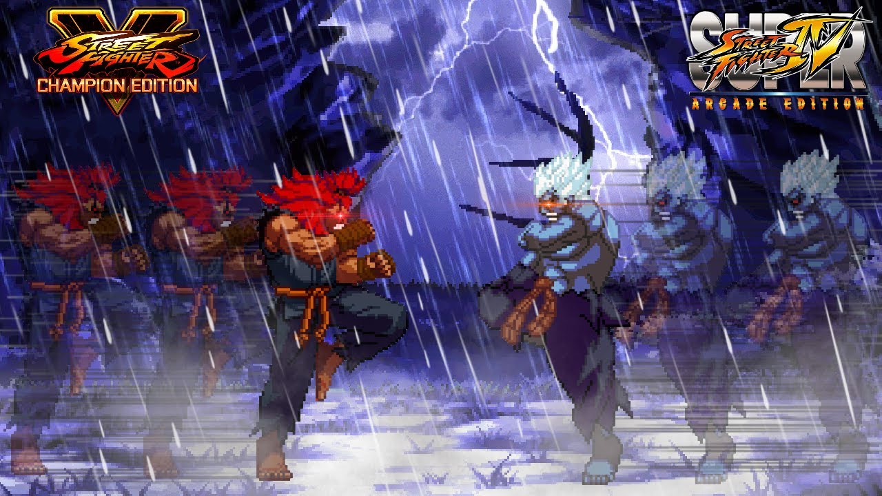 Oni vs Akuma - Super Street Fighter IV: Arcade Edition X Street Fighter ...