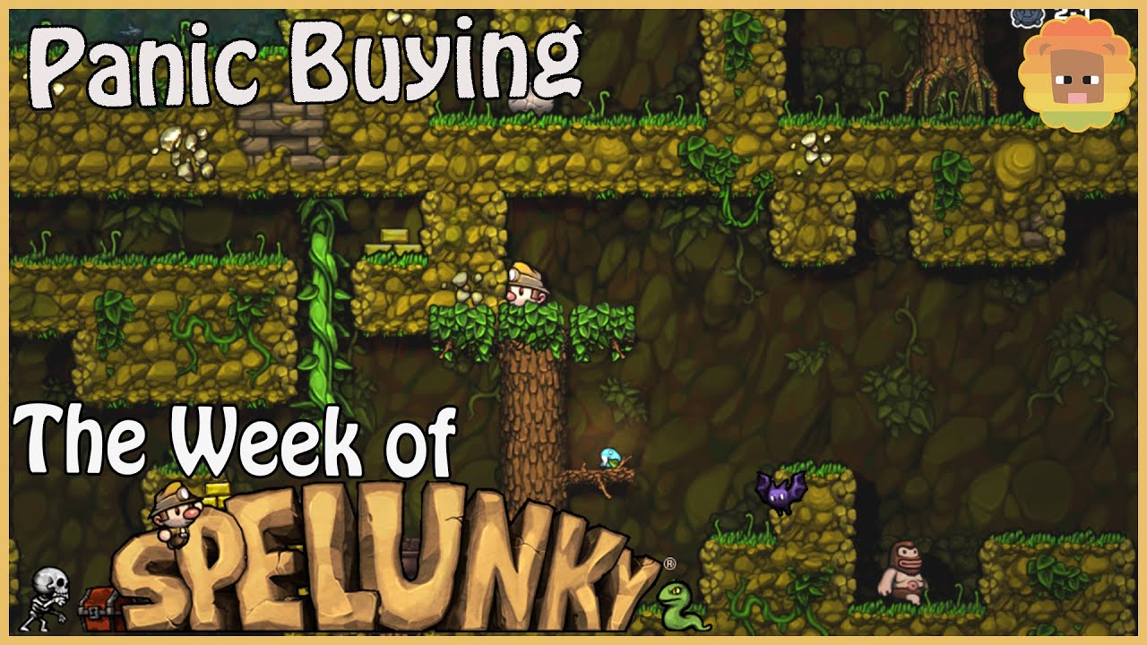 Panic Buying - The Week of Spelunky - YouTube