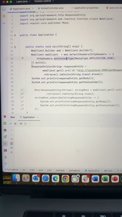 Java Spring Webclient Youtube