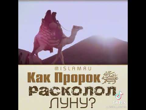 Как Пророк Мухаммад С.А.В расколол Луну ☝☝☝🤲🤲🤲👍👍👍