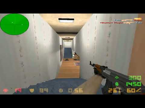 Gameplay Counter Strike 1.6 ※B Map: Cs estate