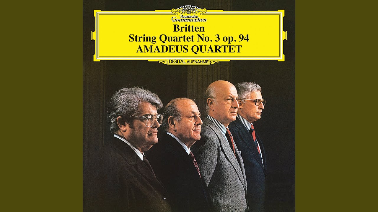 Britten: String Quartet No. 3, Op. 94: V. Recit. and Passacaglia (La ...