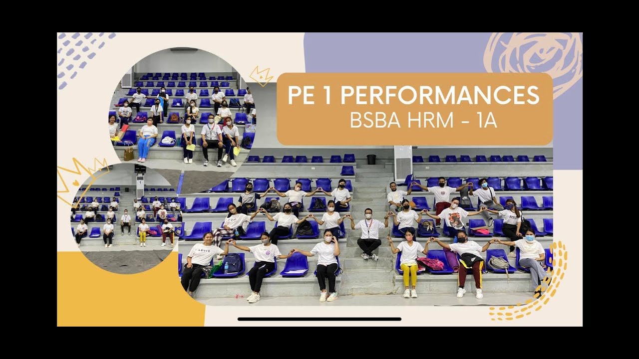 PE 1 Performances (BSBA HRM - 1A) | Aerobics and Zumba - YouTube