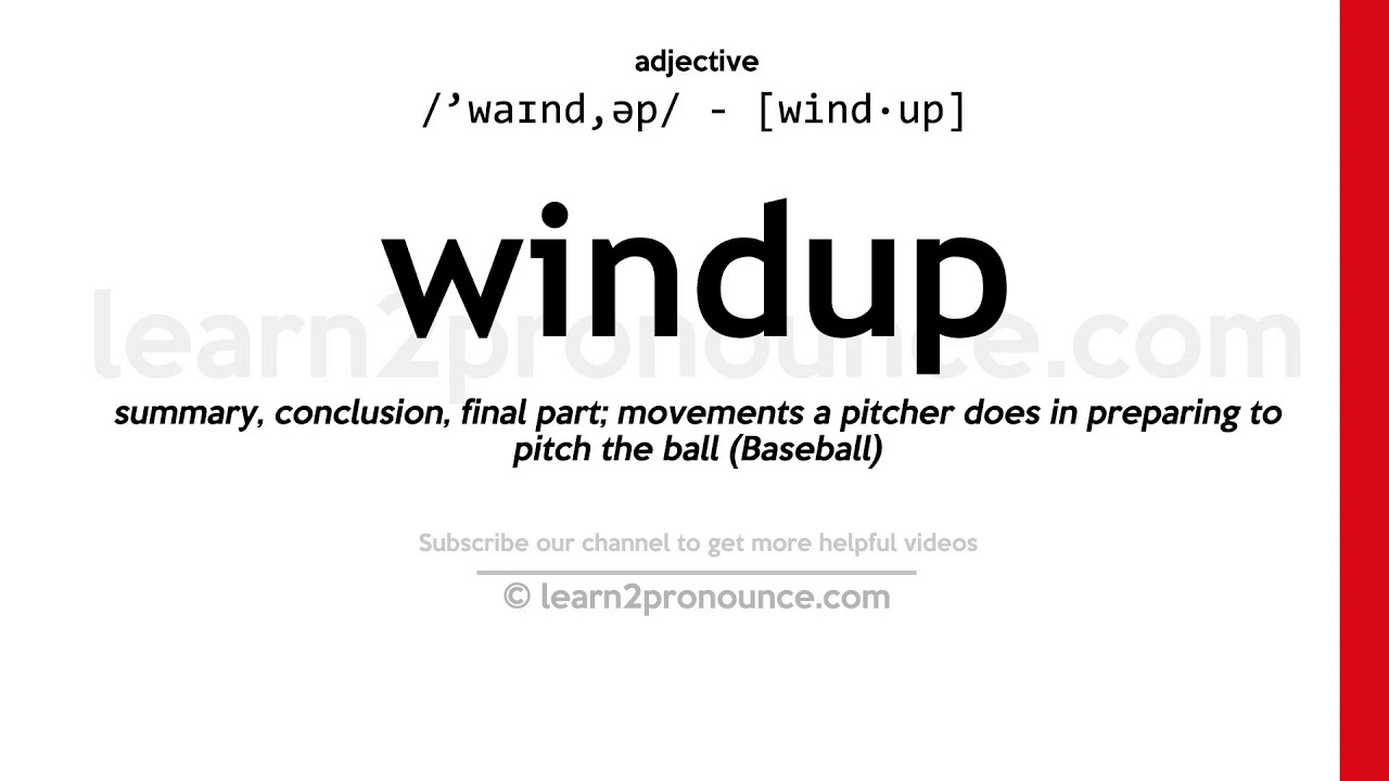 Pronunciation Of Windup Definition Of Windup YouTube pronunciation-of-windup-definition-of-windup-youtube