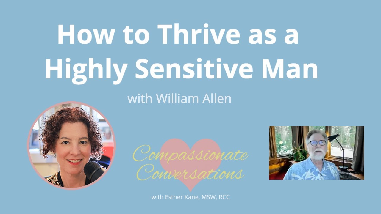 How highly sensitive men can thrive - YouTube
