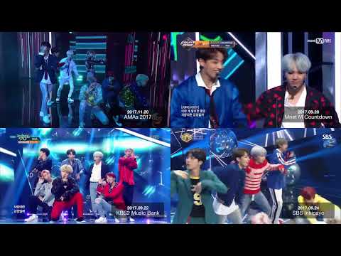 BTS - DNA | Stage & Camerawork Comparison | #AMAs2017 & Music Shows
