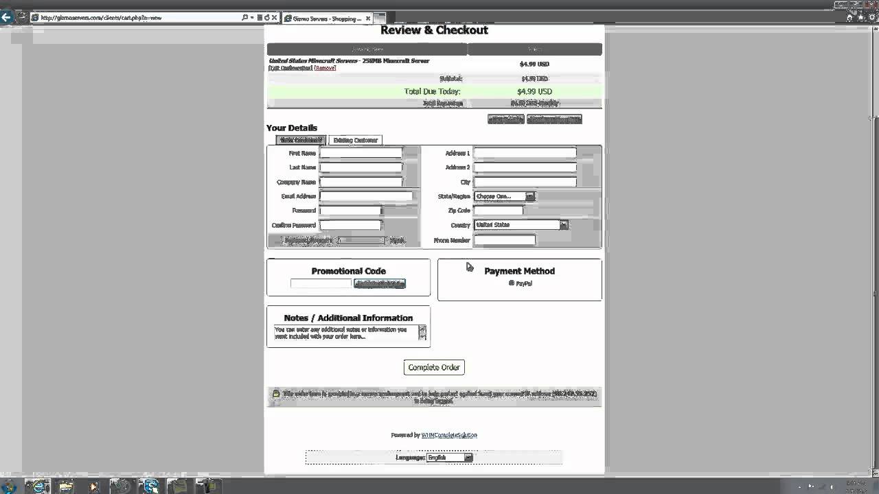 Rent Minecraft Bukkit and Tekkit Servers PayPal Multicraft Control ...