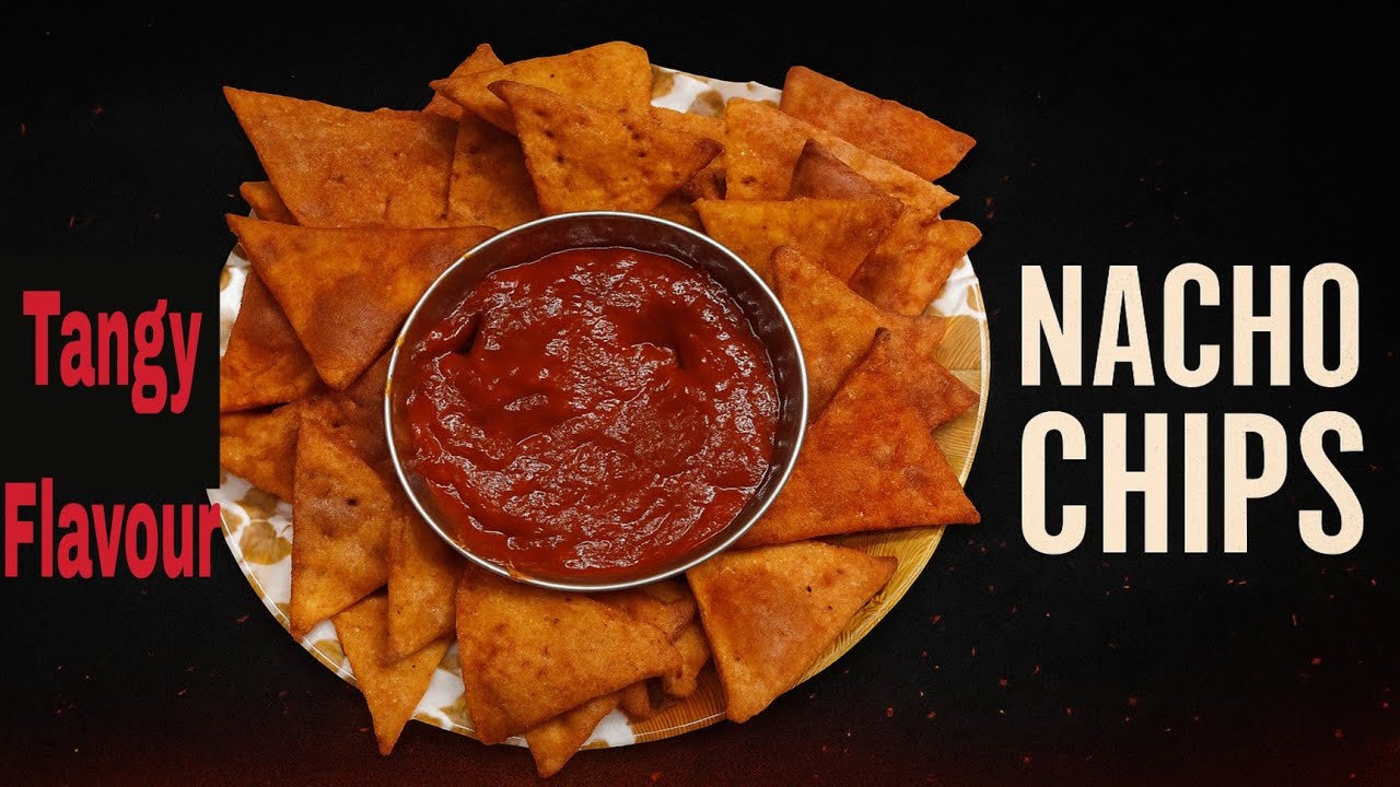 Crispy & Tangy Flavour Nacho Chips | Nacho Chips Recipe | Homemade ...