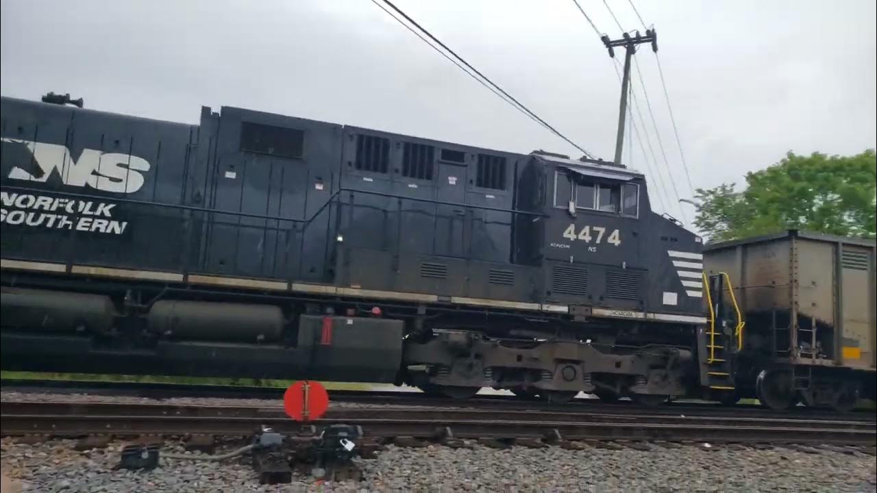 NS loaded coal headed to Lamberts point Norfolk!!! - YouTube