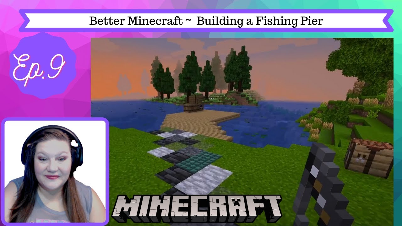 Better Minecraft Modpack~ Ep 9 Let's Make a Fishing Pier ~ Minecraft 1. ...