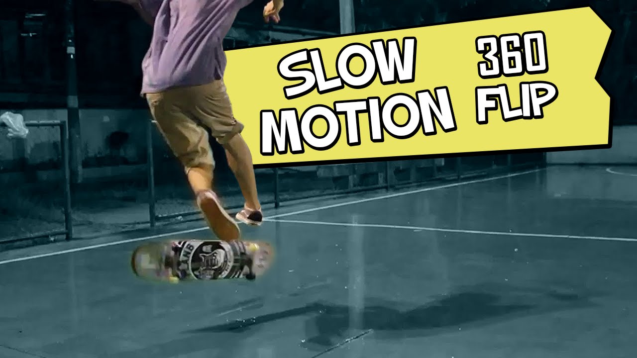 Slow Motion #02 -360FLIP (KICKFLIP) - YouTube