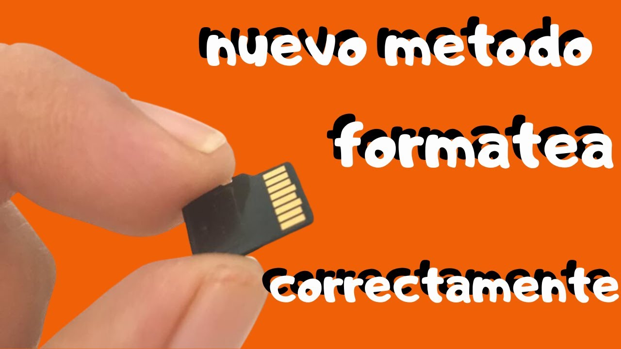 como formatear tarjeta micro sd en tu celular - YouTube