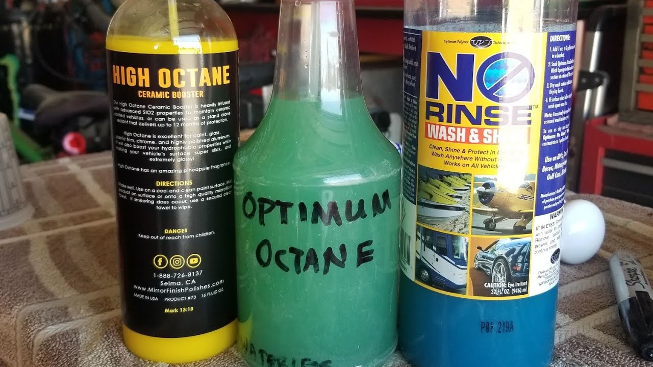 Waterless wash , Home made | "Optimum Octane" | ONR, HIGH OCTANE ...