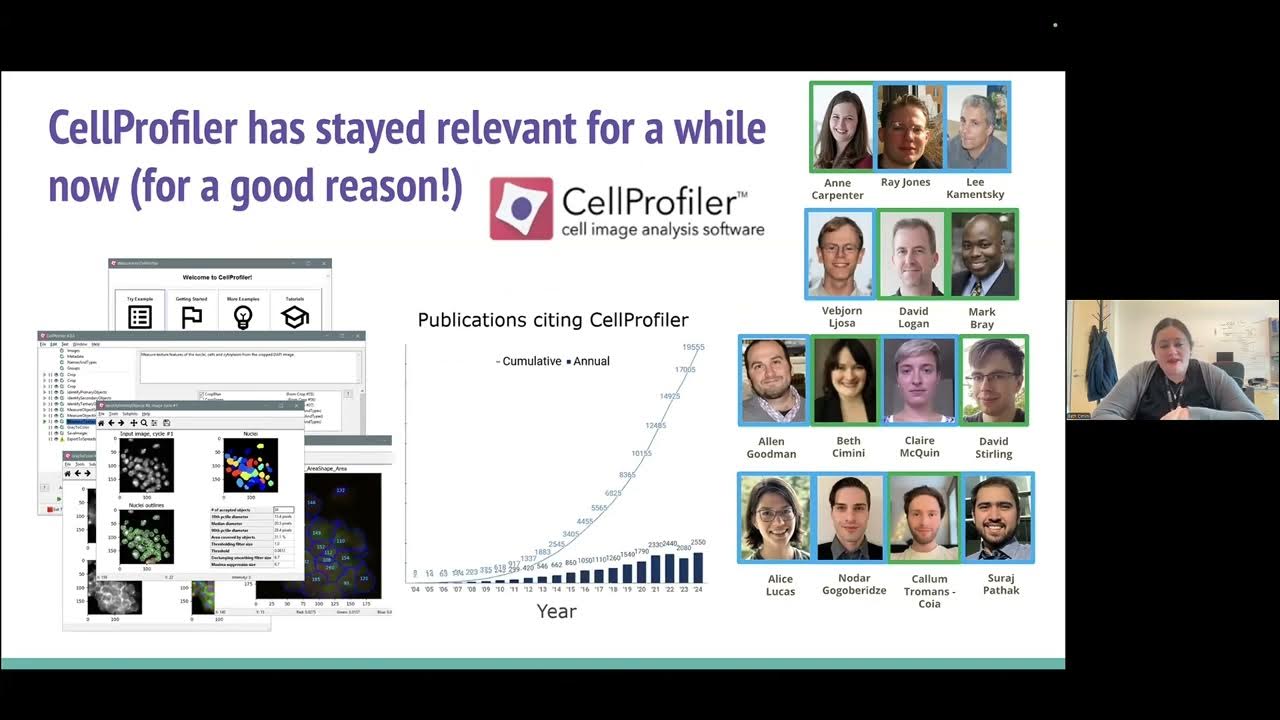 CellProfiler - lessons from the first 20 years (and plans for a few more than that) - YouTube