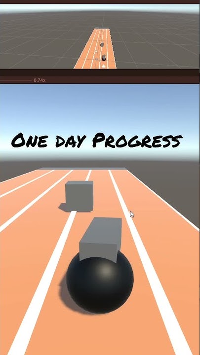 Endless runner game Prototype Day 1 made in unity - YouTube