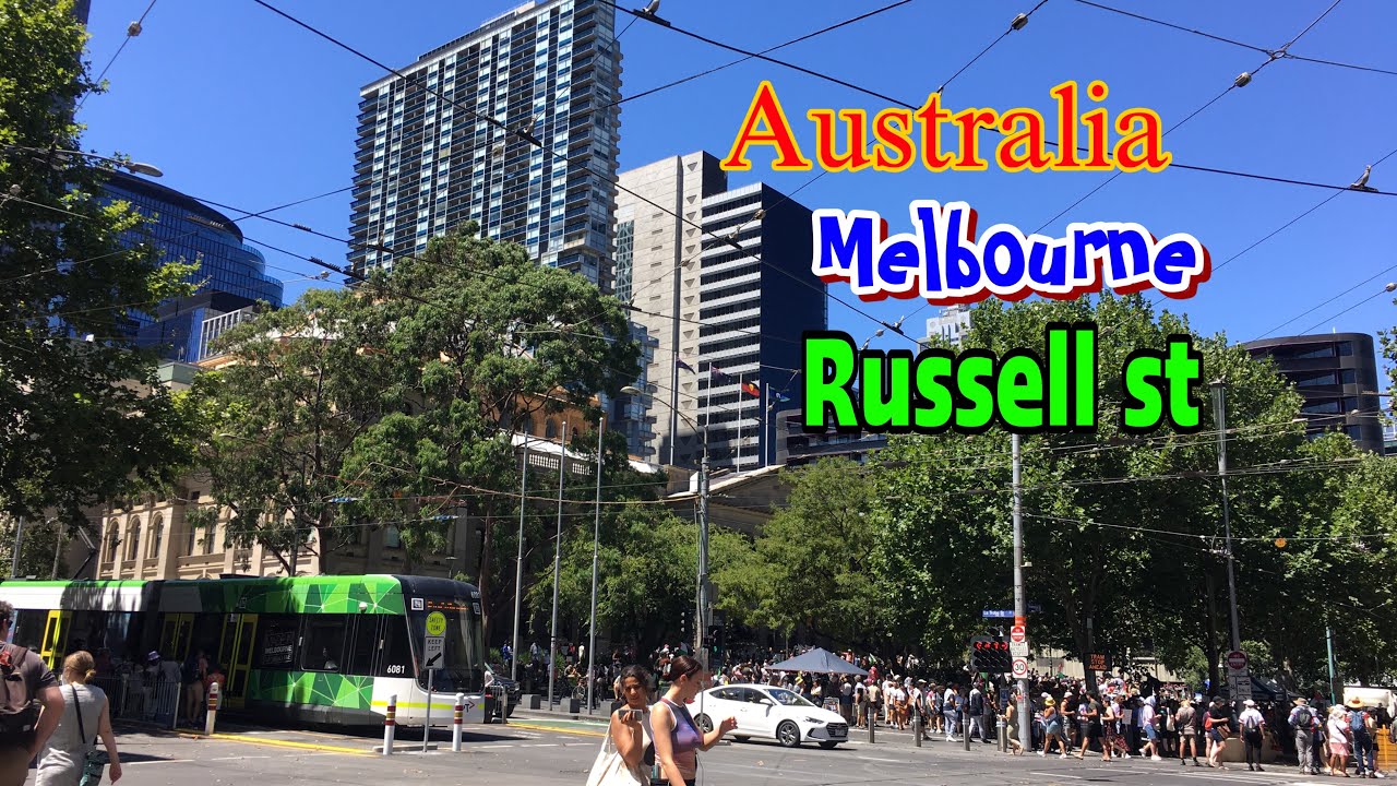 Australia Melbourne-Russell st - YouTube
