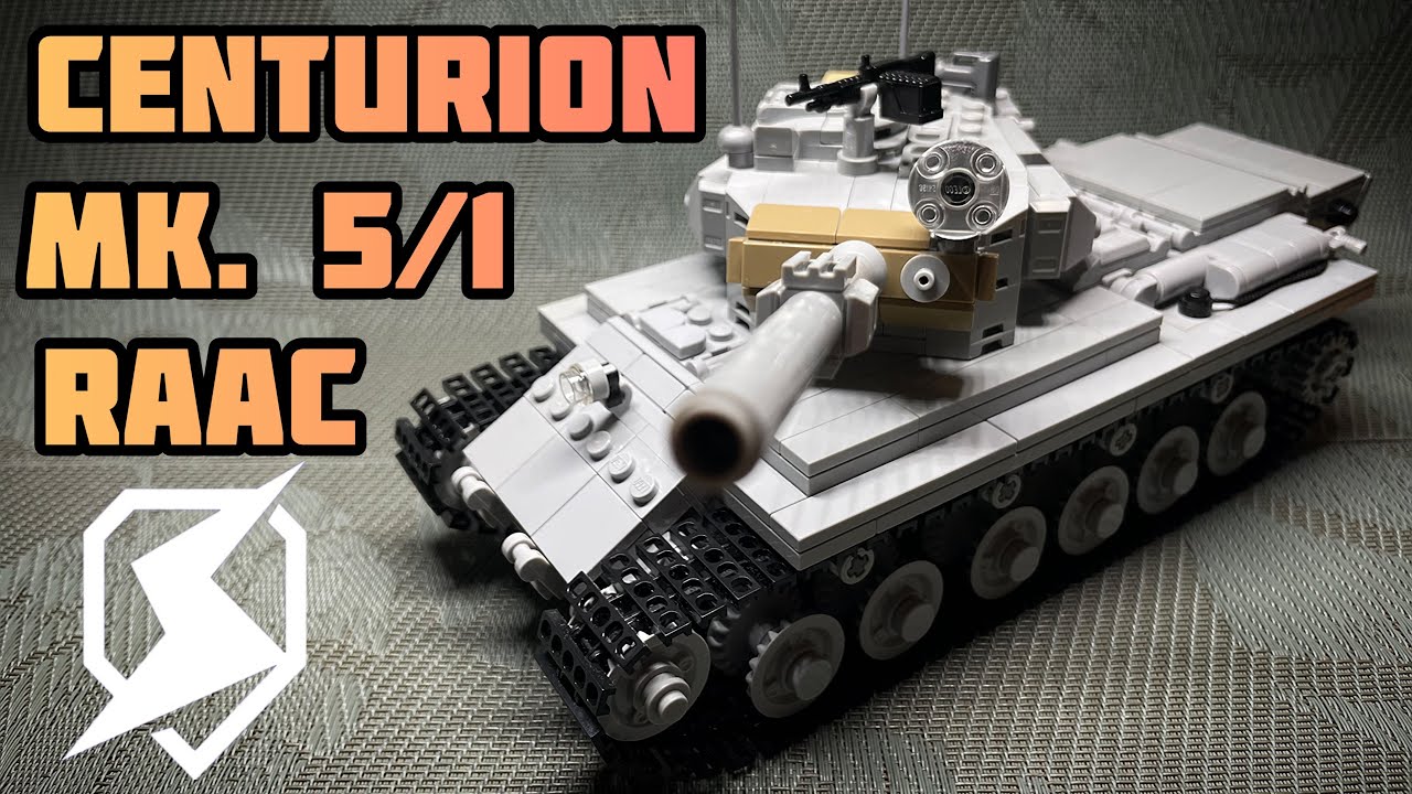 Lego Centurion Mk. 5/1 RAAC | [Tanks Blitz] - YouTube