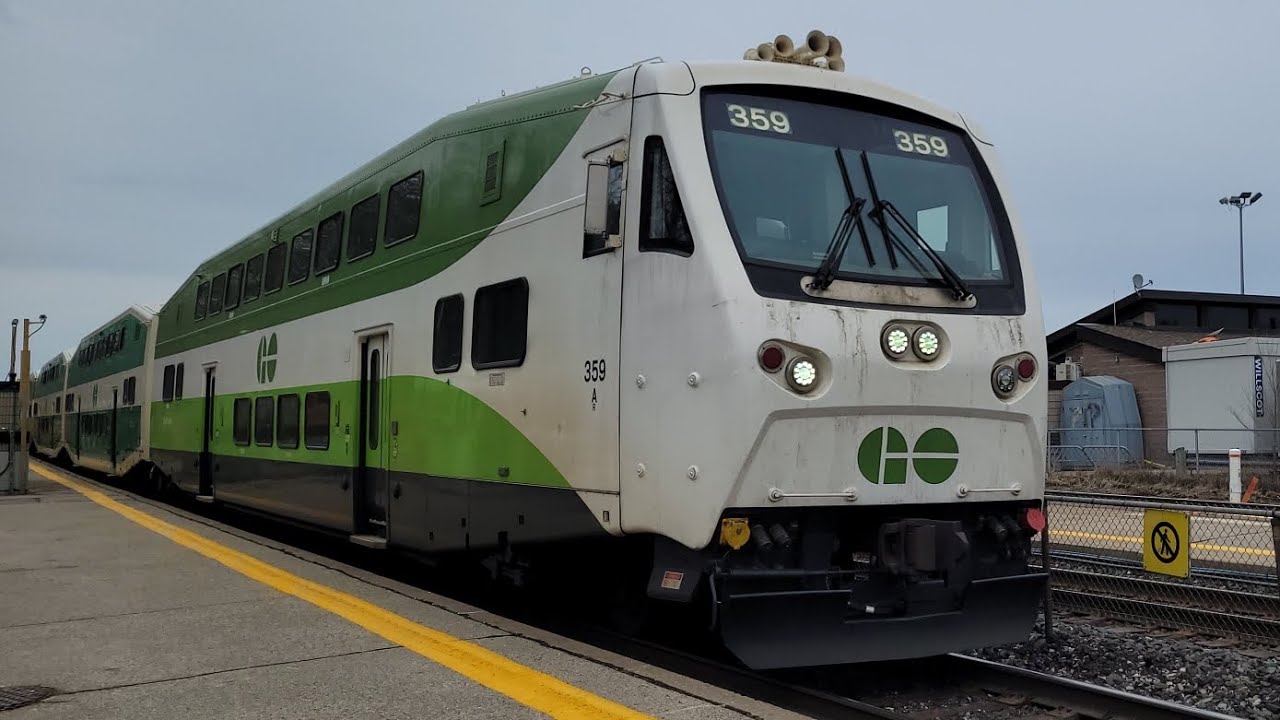 GO 1873 (Hamilton Express) - 359 With 609 At Long Branch - YouTube