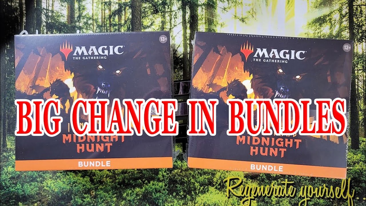 Not Sure I Like New Innistrad Midnight Hunt Bundle - YouTube