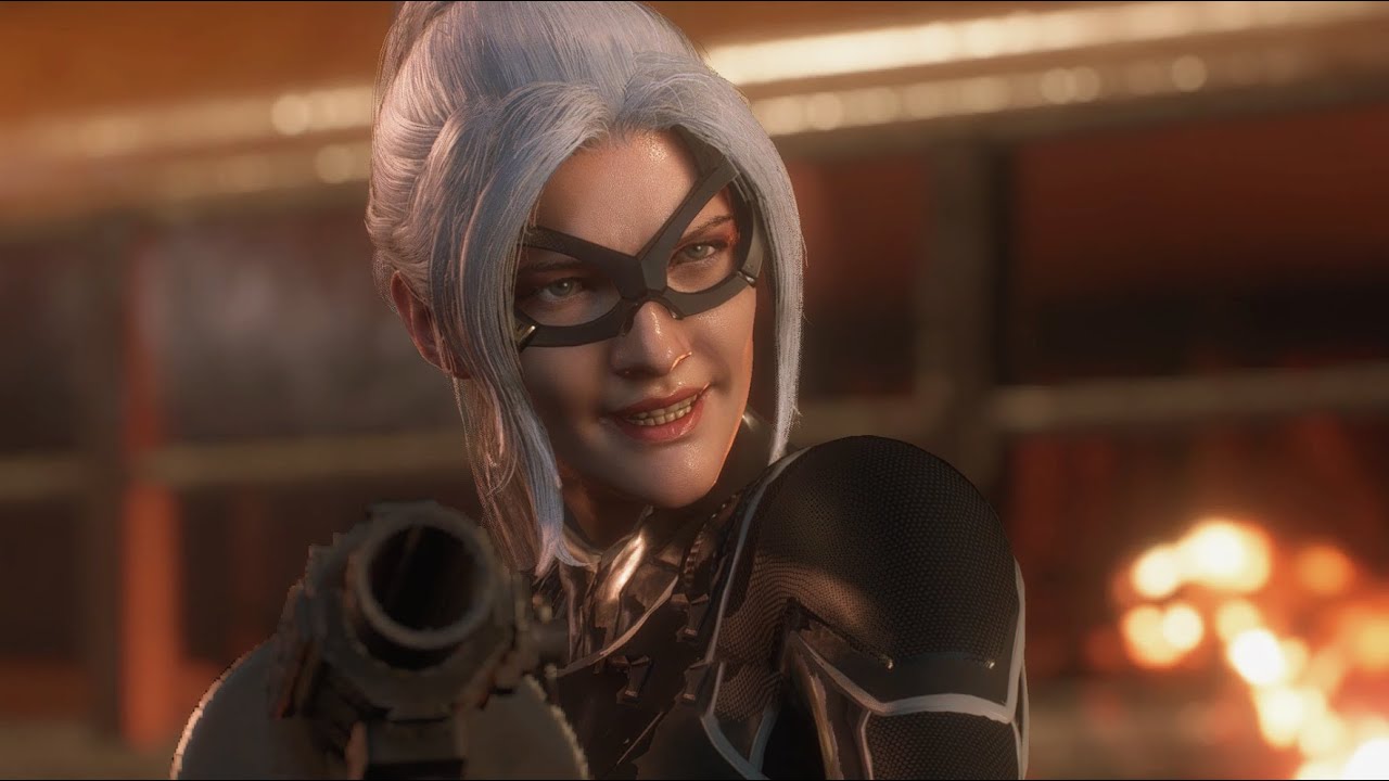 Black Cat vs Thanos (Marvel's Spider-Man Outfit Mod) - Resident Evil 3 ...