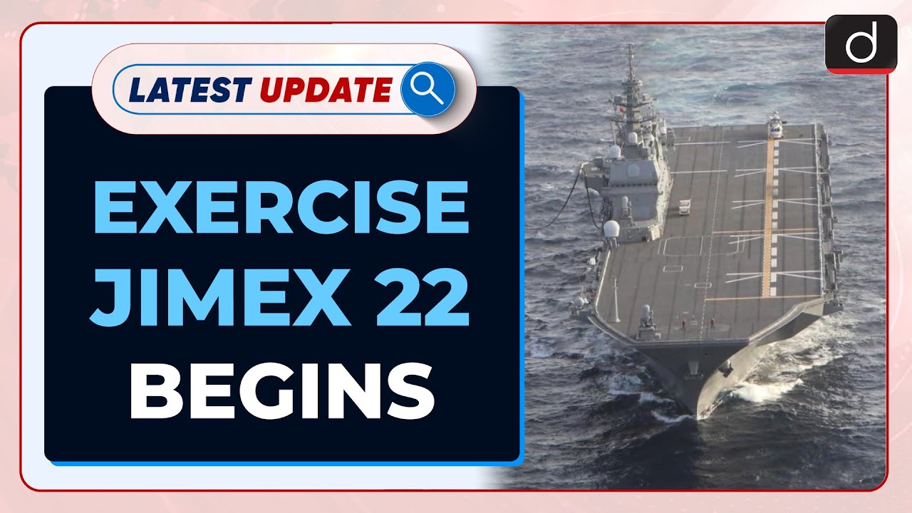 Exercise JIMEX 22 Begins: Latest update | Drishti IAS English - YouTube