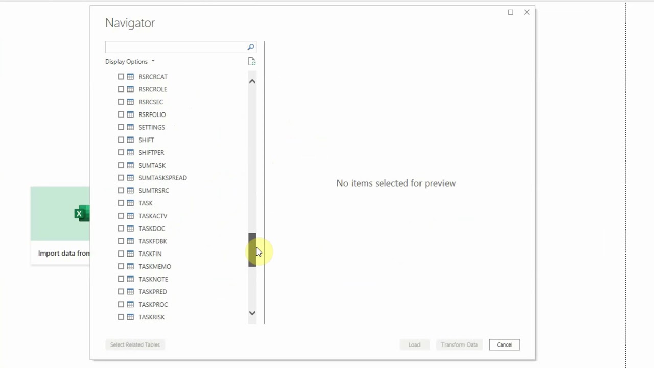 Link MS Power BI and Primavera P6 SQLite Database - English - YouTube