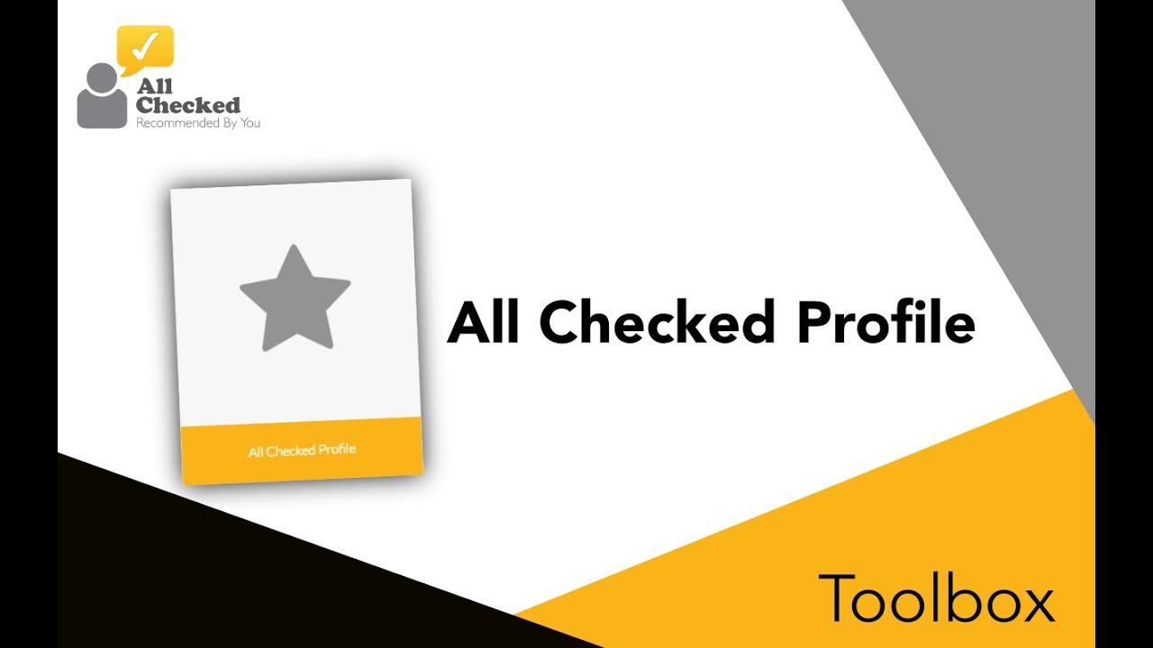 All Checked Profile - YouTube