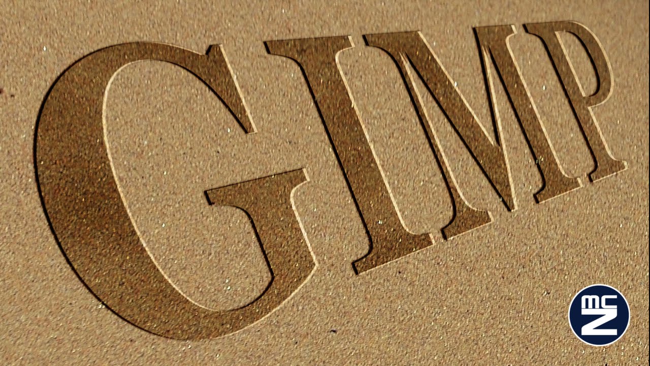 Speed Tutorial Gimp - Effetto testo in rilievo - Embossed text effect ...