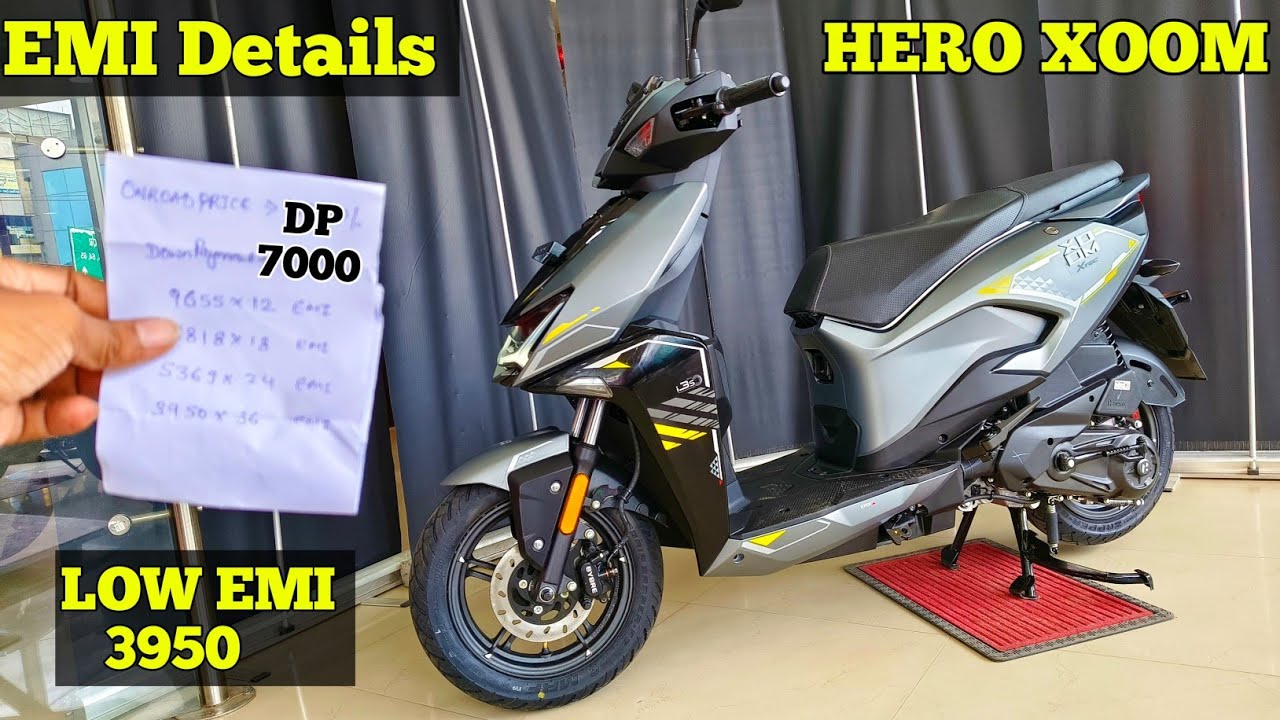 2024 New Hero Xoom Combat Edition Model Scooter Price | 💰 Loan Details🔥 ...