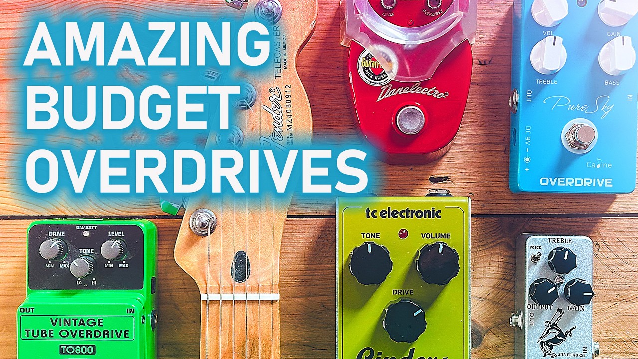 5 Great Budget OVERDRIVE Pedals - YouTube