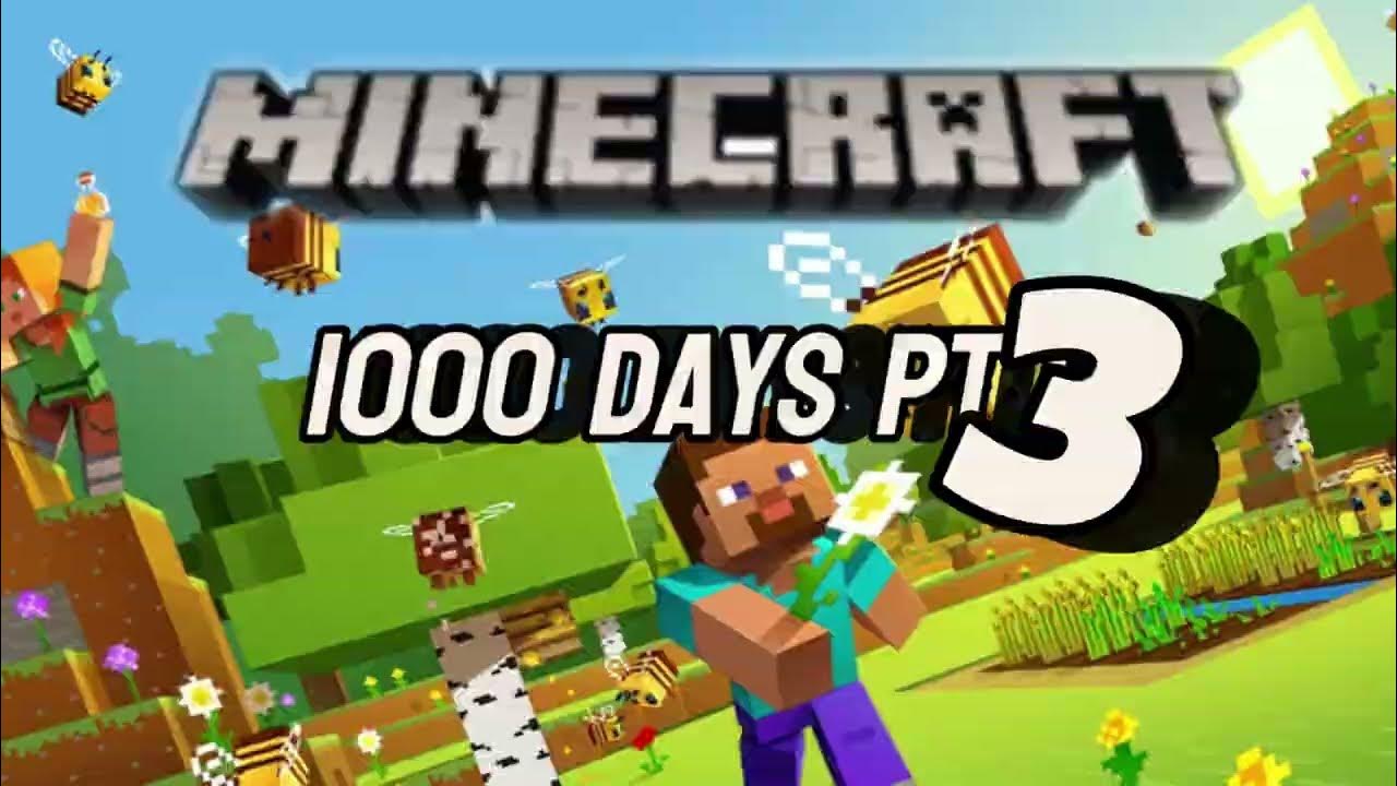 1000 days in Minecraft part 3 - YouTube