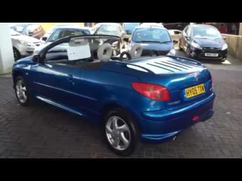 Peugeot 206 1.6 Petrol Allure Coupe Cabriolet Coupe - YouTube