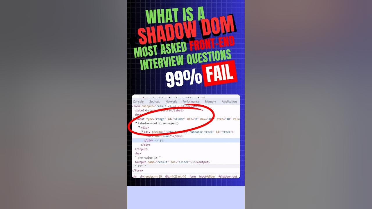 what is Shadow DOM. #frontenddeveloper - YouTube