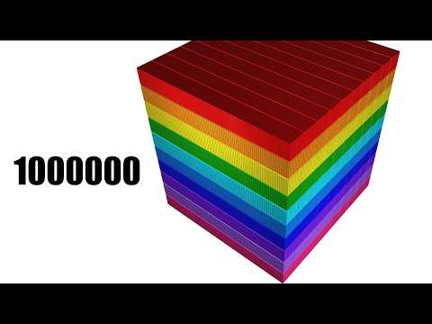 Learn to Count 1 to 1 Million  |  3D Number Cube Animation