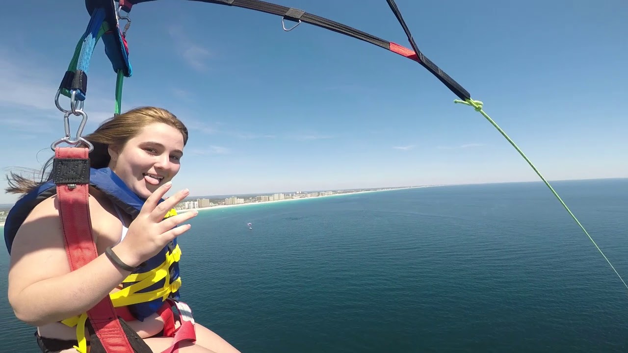 Parasailing Destin Florida Spring Break 2018 - YouTube