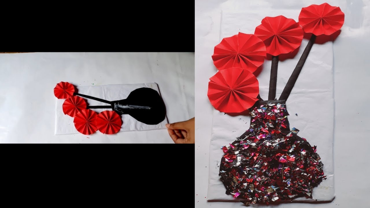 Kagojer fuldani | Rad & Black Wall Hanging | craftgallery | veri cute ...